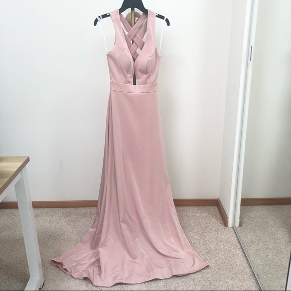 Dresses | Melanie Lyne Pink Dress With Strap Detail On Back | Poshmark